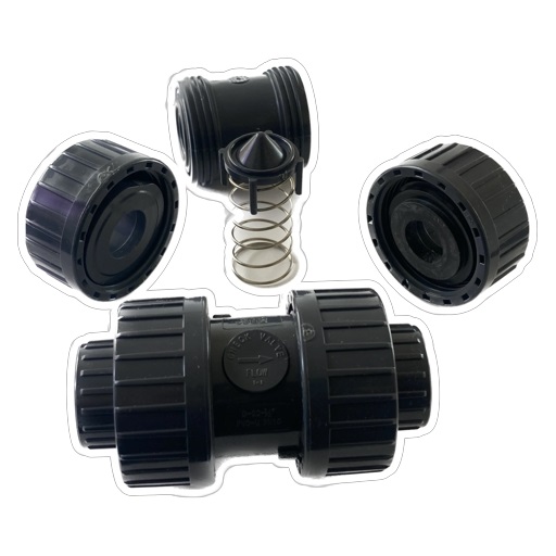 CHEQUE PVC CON DOBLE UNIVERSAL RESORTE 1" - TERMOFUSIÓN